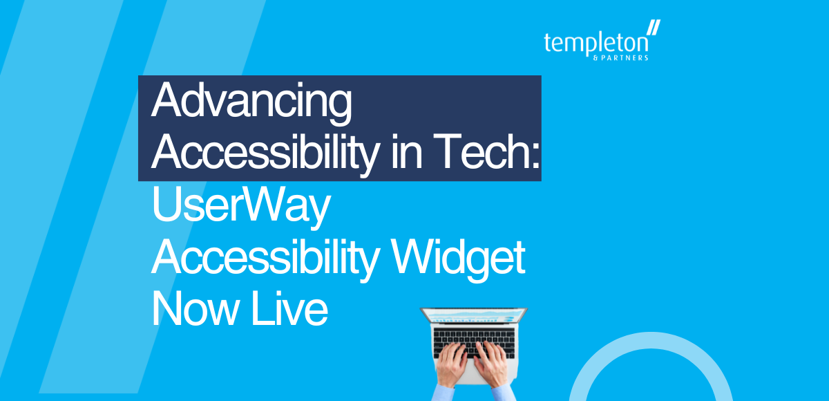 Advancing Accessibility in Tech: UserWay Accessibility Widget Now Live ...